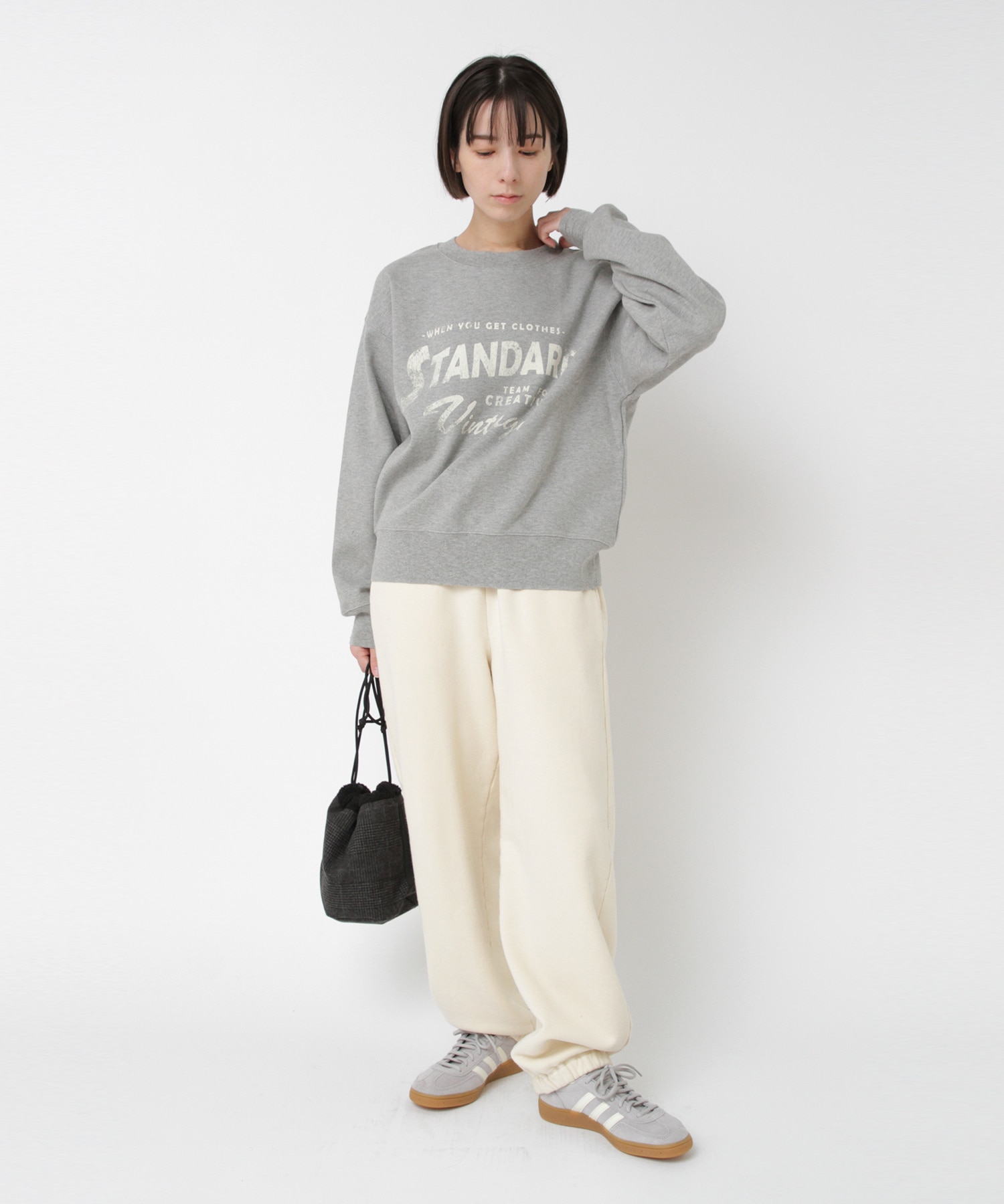 【11月中旬納期】M2544 スラブスムースロゴプルオーバー(F 杢グレー): トップス - RNA ONLINE STORE | アールエヌ ...